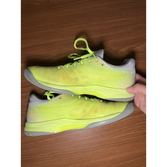Asics | Shoes | Asics Womens Size 85 Solution Speed Ff Shoes Neon Green ...